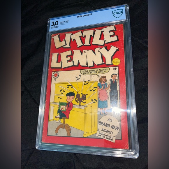 Timely Comics | Other | Little Lenny Cbcs 3 Not Cgc 1949 Timely Golden ...